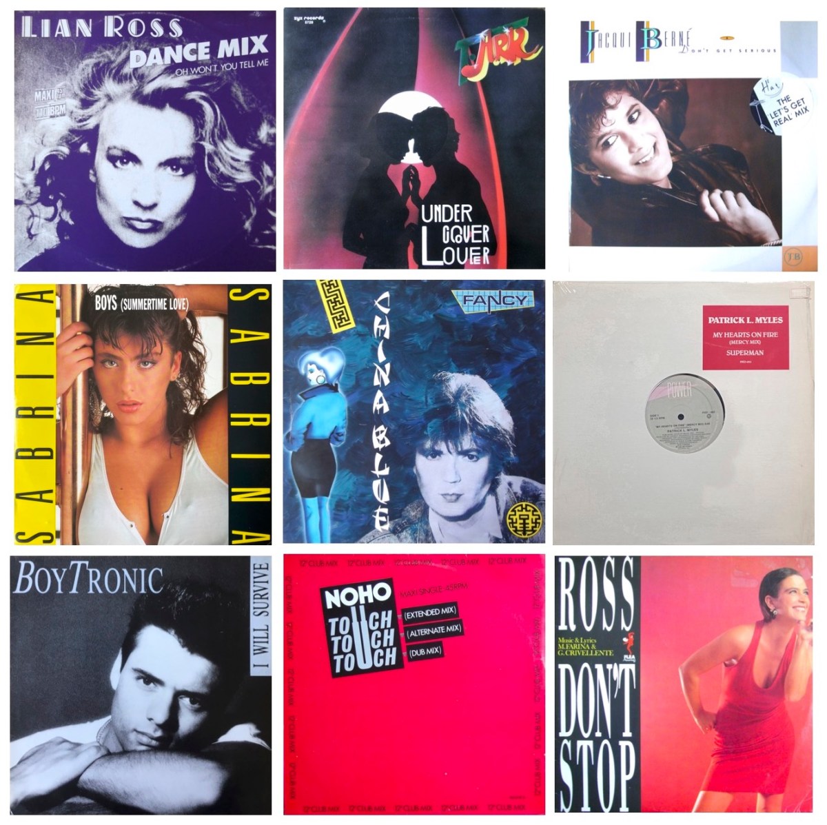 Hi-NRG & Italo Disco Charts 5th December 1987: Lian Ross, T-Arc, Jacqui ...