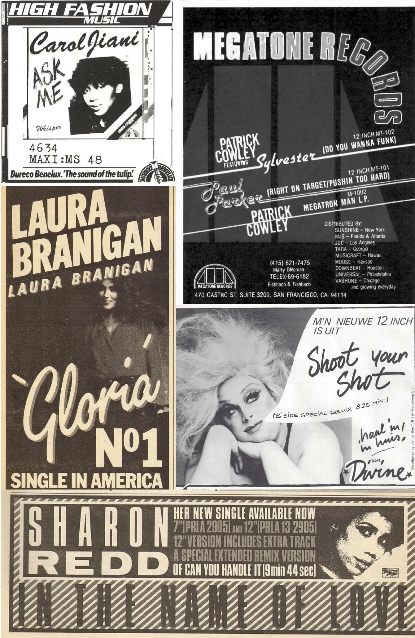 Record Mirror Boystown Disco Charts 1982 – 80s Hi – NRG & Eurobeat